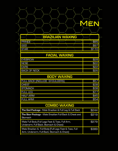 Female & Male Waxing