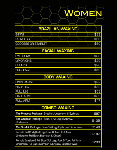 Female & Male Waxing